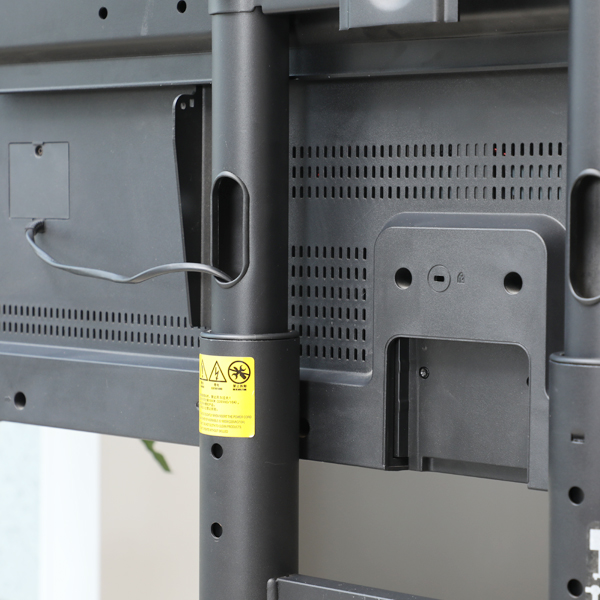 מעמד רצפתי עם גלגלים ומדף למסכים עד 86 אינצ' משקל נשיאה 90.9 ק''ג North ...